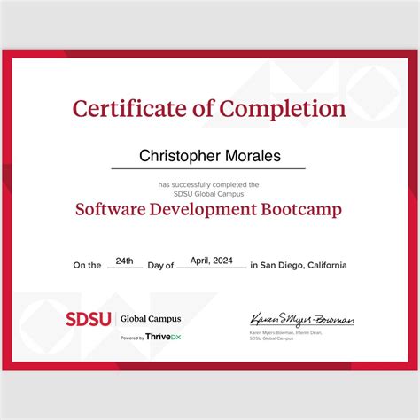 Softwaredevelopment Certification Sandiegostateuniversity