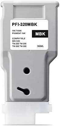 Amazon.com: PFI-320 Pigment Matte Black Ink Tank Compatible with Canon ...