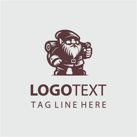 Tiny Titan Dwarf Logo 56381131 Vector Art At Vecteezy