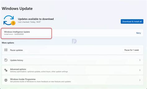 Fix Windows Update Error X In Windows