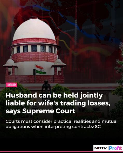 Husband Can Be Made Jointly And Severally Liable For His Wifes Stock