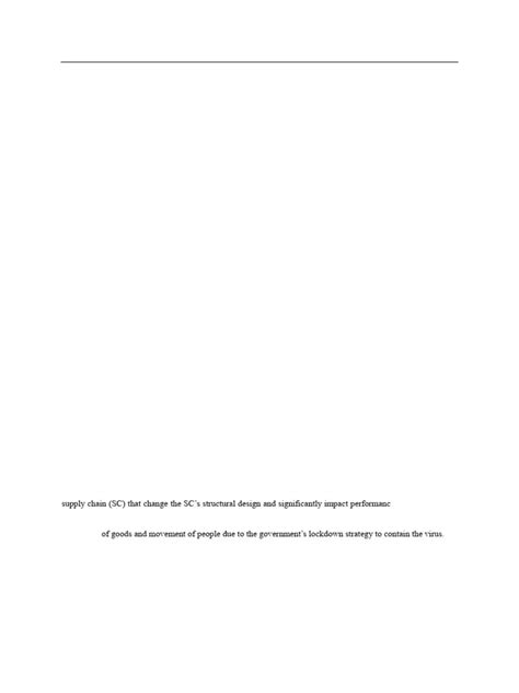 Agriculturalsupplychainanalysisduringsupplyc Pdf Supply Chain