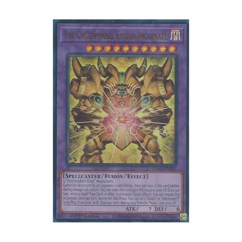 The Infinite Forbidden The Unstoppable Exodia Incarnate