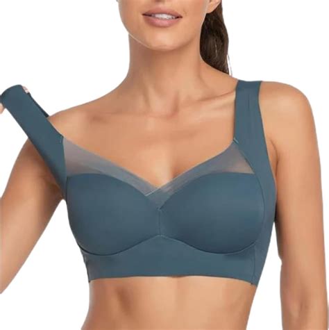 Hatmeo Posture Correcting Bra Wireless Breathable Lift Up Bra For