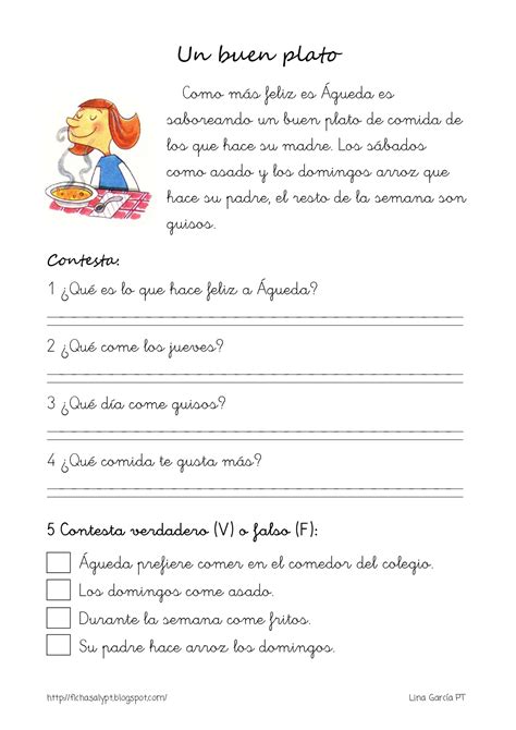 Colección De 25 Fichas De Lectura Comprensiva Ideales Para Primaria