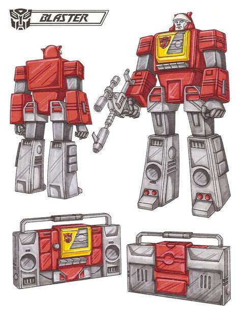 Blaster Transformers Artwork Transformers Characters Transformers Toys