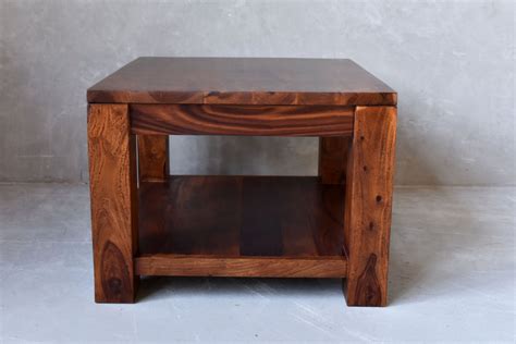 STOLIK KAWOWY Z PALISANDRU NATURAL LIVING Cm IndigoDecor