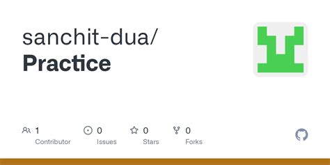 GitHub Sanchit Dua Practice