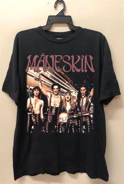 Maneskin Country music T Shirt Måneskin Rock Band T Shirt Walmart