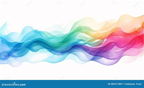 Abstract Colorful Background With Wave Vector Illustration Eps 10