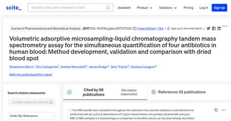 Volumetric Adsorptive Microsampling Liquid Chromatography Tandem Mass Spectrometry Assay For The