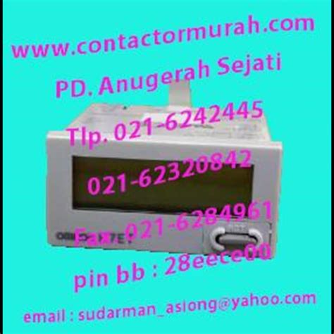 Jual Timer Counter Omron H7et Nfv Jakarta Anugerah Sejati