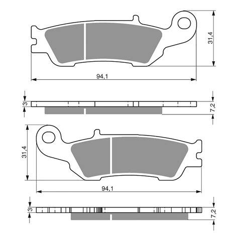 Goldfren K5 Off Road Racing Brake Pads Gf248k5 Goldfren K5 Off Road Racing Brake Pads Gf248k5