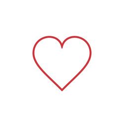 Heart Symbol Outline Vector Images Over