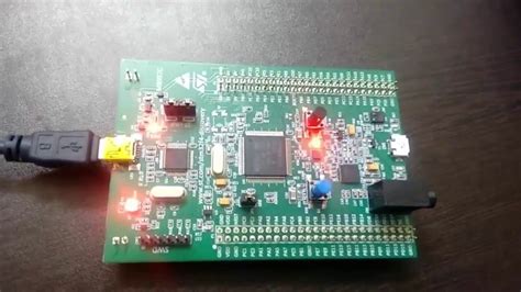 Stm32f407 Discovery Blinky Application Test Youtube