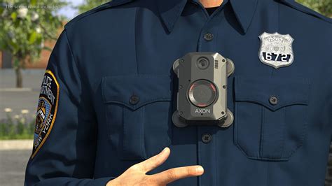 Axon Body Body Camera With Magnet Mount D Model Ds Blend C D Fbx Max Obj Lxo
