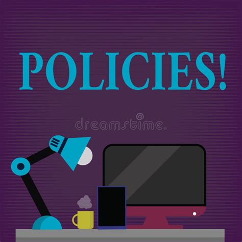 Conceptual Hand Writing Showing Policies Business Photo Showcasing