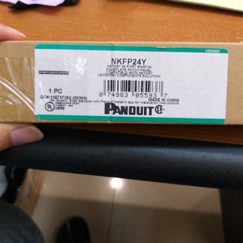 Jual Blank Patch Panel Panduit Netkey 24 Port NKFP24Y Panduit 24port Jakarta Pusat Kenzo