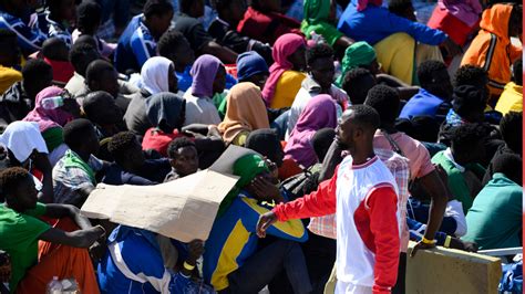 ‘the Point Of No Return Italy Faces Unparalleled Migrant Crisis As Thousands Surge Into