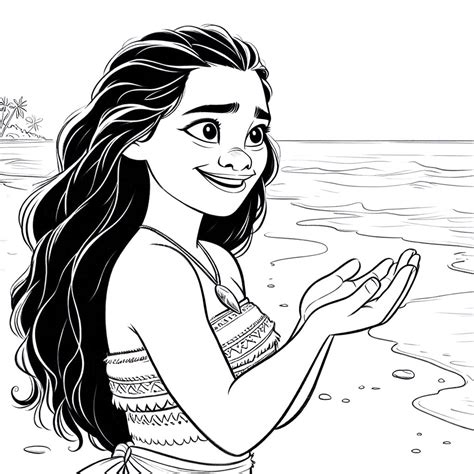 Moana Colorir E Imprimir Desenhos Para Colorir