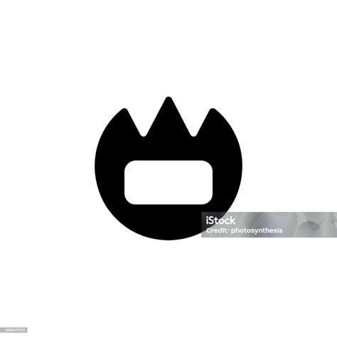 Ikon Vektor Lencana Nama Tag Nama Terisolasi Emoji Datar Simbol