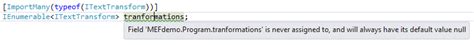 C How Can I Supress Intellisense Warnings Such As Variable Is Never