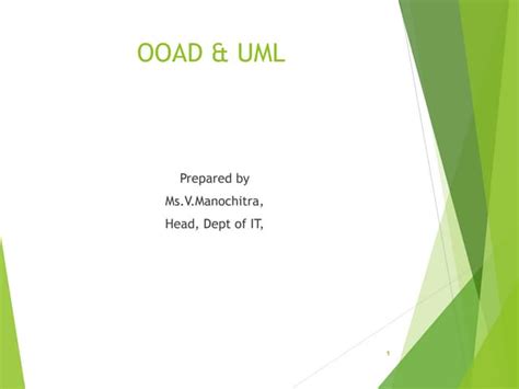 Ooad And An Effort By Ibm Rational Dynamic Parts Of Uml Models Behavior Over Time” Pdf
