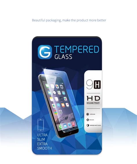 200pcs New Glass Screen Protector Paper Packaging Box Tempered Glass