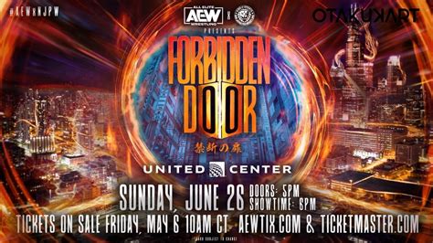 Forbidden Door AEW NJPW Announce A Joint Pay Per View Featuring