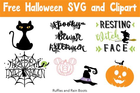Tons Of Free Halloween Svg For Crafts Ruffles And Rain Boots