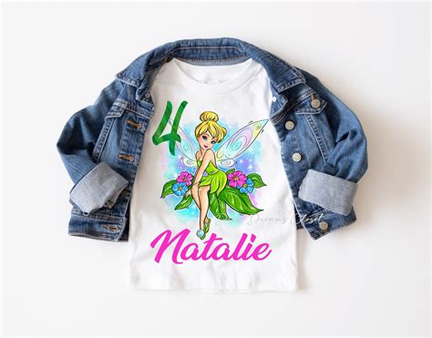 Tinkerbell Birthday Shirt Tinkerbell Girls Birthday T Shirt Sweatshirt