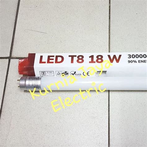 Jual ECOVA Lampu TL LED Tube Light Neon T W Putih CM K Jakarta Barat Kurnia Jaya