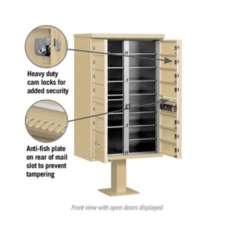 Approved Usps Type Iv Cbu 13 With Pedestal Cluster Box Unit From Locking Mailboxes