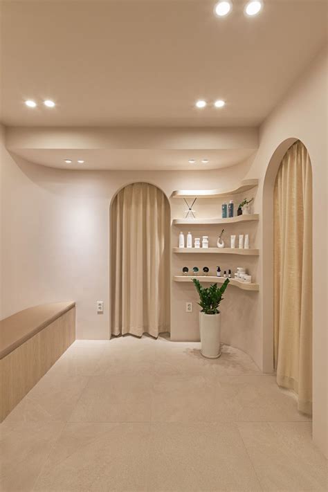 베이지톤 모던하고 고급스러운 20평 에스테틱 인테리어 업체 미용실 인테리어 뷰티 살롱 디자인 살롱 인테리어