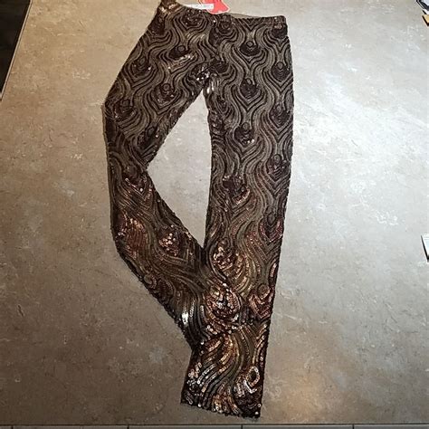 Gianni Bini Gold Sequin Leggings Pants Xs En 2024