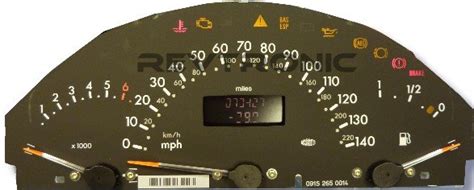 A Class W Vaneo Instrument Cluster Lcd Pixel Repair