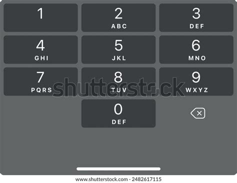 Keypad Mobile Over Royalty Free Licensable Stock Illustrations Drawings Shutterstock