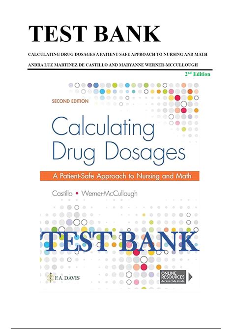 Calculating Drug Dosages A Patient Safe Approach To Nursing Inspire Uplift