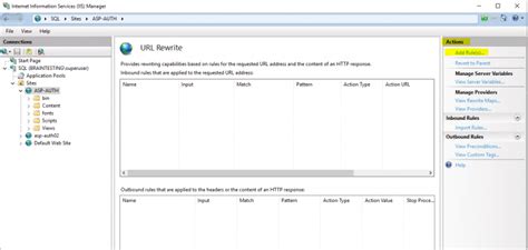 Redirect From To HTTPS Using The IIS Rewrite Module Matrixpost Net