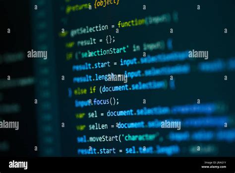 Software Computer Programming Code Background Stock Photo Alamy