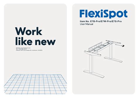 Flexispot E7 Pro Standing Desk User Manual And Warranty Information