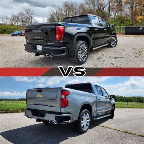 GM Truck Showdown Chevy Silverado High Country Vs GMC Sierra Denali Car Confections
