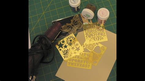 How To Emboss With Stencils At Mary Greenwell Blog
