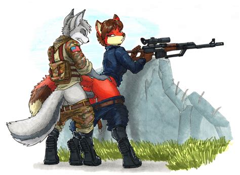 Rule 34 2019 Against Wall Anthro Backpack Boots Brown Hair Camo Canid