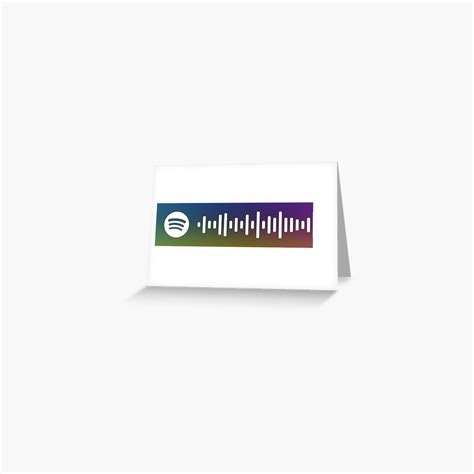 Rick Roll Spotify Code Sticker Greeting Card For Sale By Stickerlana