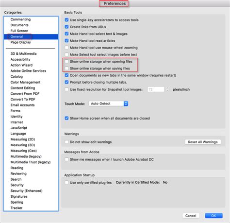 Solved How To Disable Cloud Storage Adobe Product Community 12531312