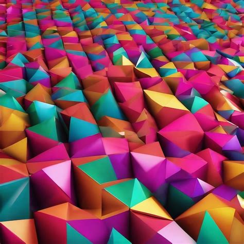 Premium Photo 3d Render Abstract Backgrouny Triangular And Extruded