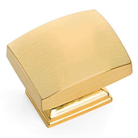 Cosmas 8105bb Brushed Brass Contemporary Cabinet Knob Cosmas