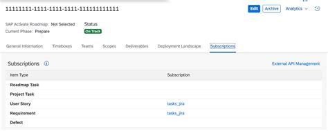 sap alm api and integration tasks defects requireme sap community