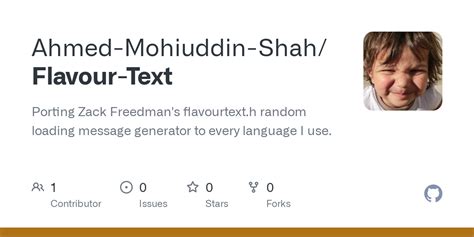 Github Ahmed Mohiuddin Shahflavour Text Porting Zack Freedmans